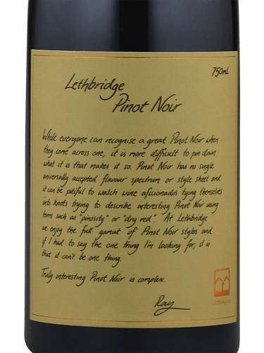 Lethbridge Pinot Noir | Vivino English
