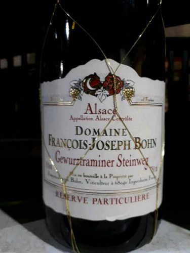 Francois-Joseph Bohn Réserve Particulière Gewurztraminer Steinweg ...
