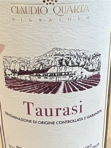 Claudio Quarta Taurasi | Vivino English