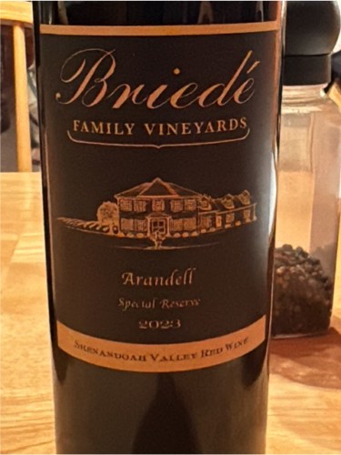 Briedé Family Vineyards Special Reserve Arandell | Vivino US