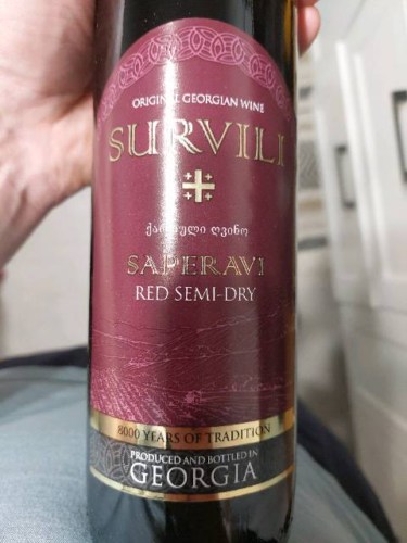 Survili Saperavi Red Semi Dry | Vivino US