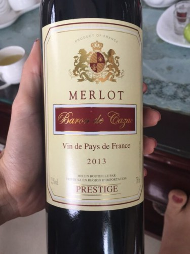 Trivin Baron de Cazac Prestige Merlot | Vivino Brasil