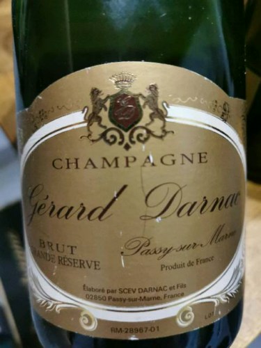Gerard Darnac Champagne Brut Grande Reserve Passy-Sur-Marne | Vivino US