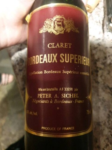 Peter Allan Sichel Claret Bordeaux Supérieur | Vivino Nederland