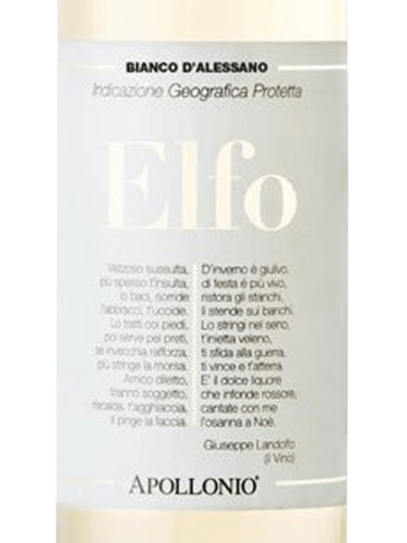 Apollonio Elfo Bianco d'Alessano Salento | Vivino US