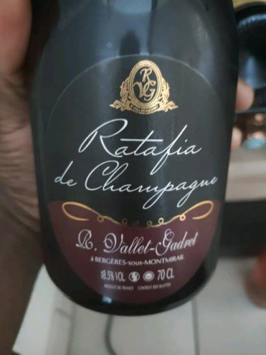 R.Vallet Gadret Ratafia de Champagne | Vivino US