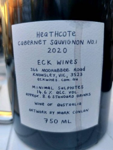 Eck Wines Cabernet Sauvignon No. 1 | Vivino US