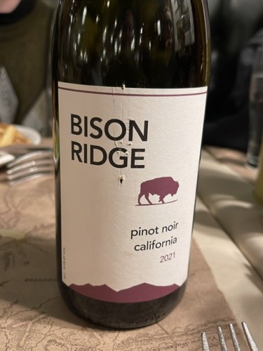 Bison Ridge Pinot Noir | Vivino US