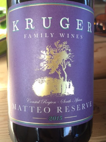 2015 Kruger Family Wines Matteo Reserve | Vivino US