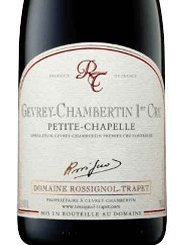 Domaine Rossignol-Trapet Gevrey-Chambertin 1er Cru Petite-Chapelle ...
