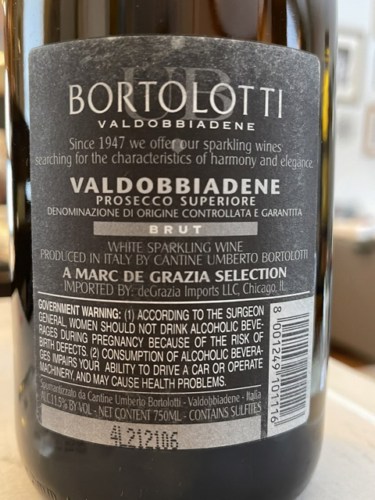 Bortolotti Prosecco Brut | Vivino US