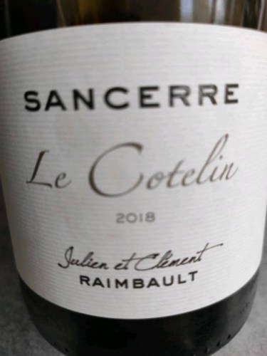Domaine du Pré Semelé (Julien & Clément Raimbault) Le Cotelin Sancerre ...