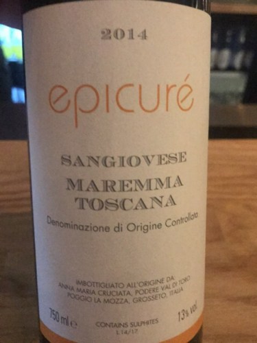 Val di Toro Epicuré Sangiovese | Vivino US