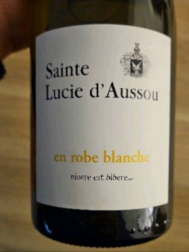 Château Sainte Lucie d'Aussou En Robe Blanche | Vivino US