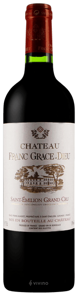 Château Franc Grace-Dieu Saint-Émilion Grand Cru | Vivino