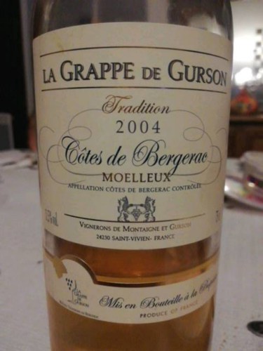 La Grappe de Gurson Tradition Côtes de Bergerac Moelleux | Vivino US