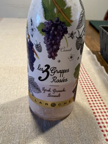 Laroche Les 3 Grappes Rosèes | Vivino France