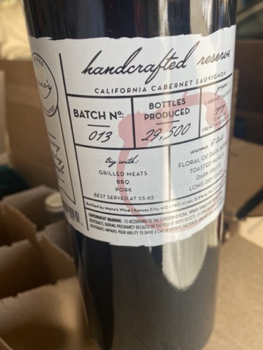 Mano's Handcrafted Reserve Cabernet Sauvignon | Vivino English