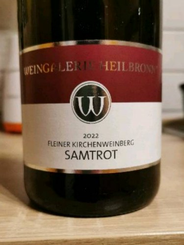 Weingalerie Heilbronn Fleiner Kirchenweinberg Samtrot | Vivino US