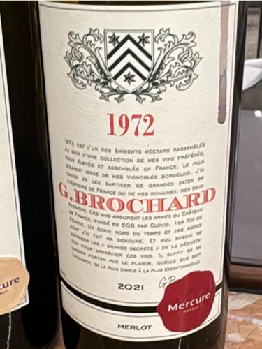 G. Brochard 750 Merlot | Vivino US