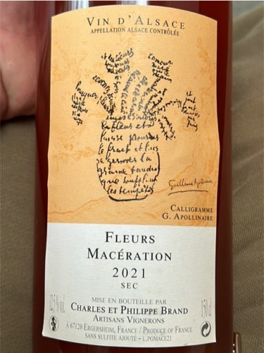 Brand & Fils Fleurs Macération | Vivino Australia