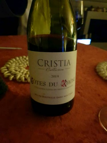 2019 Domaine de Cristia Collection Côtes du Rhône Rouge | Vivino US