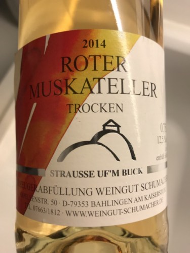 Schumacher Roter Muskateller Trocken | Vivino US