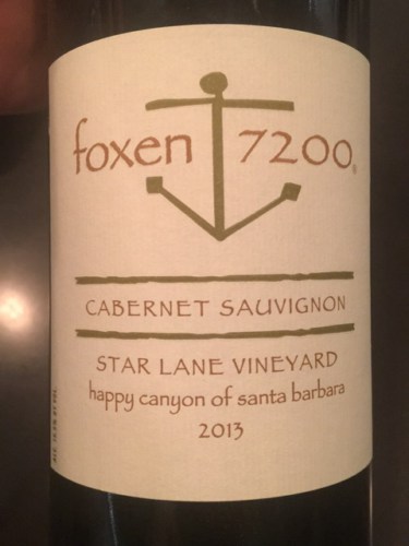 Foxen Foxen 7200 Star Lane Vineyard Cabernet Sauvignon | Vivino Australia
