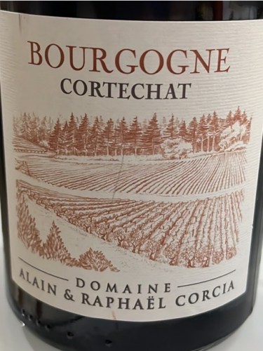 Domaine Raphael et Alain Corcia Bourgogne Cortechat Rouge | Vivino English