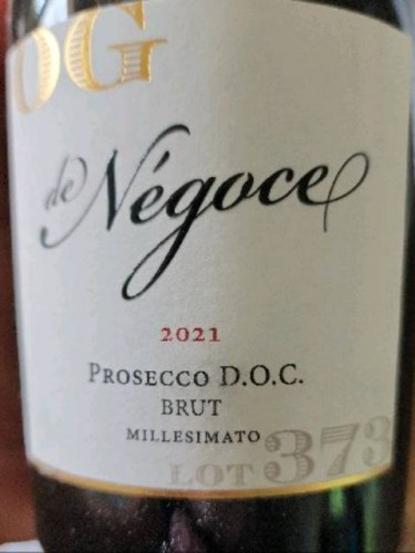 de Négoce Lot 373 Prosecco Millesimato Brut | Vivino US