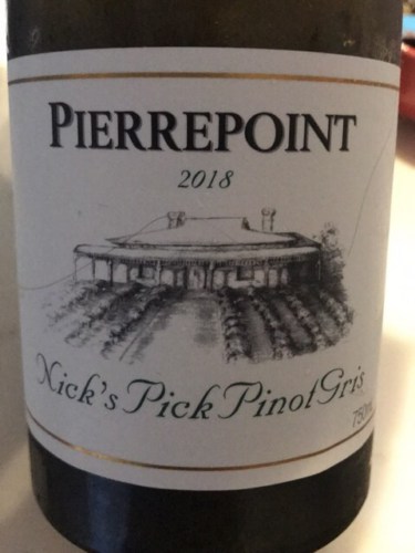 Pierrepoint Nick's Pick Pinot Gris | Vivino US