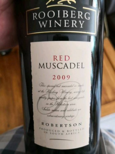 Rooiberg Winery Red Muscadel | Vivino US