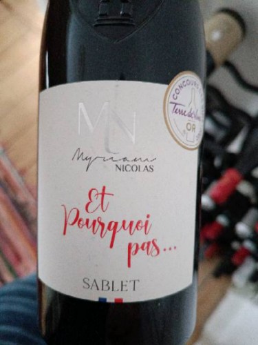 Les Olympes (Myriam Nicolas) Sablet Rouge | Vivino US