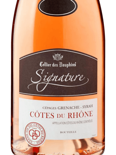 Cellier des Dauphins Signature Grenache - Syrah Rosé | Vivino US