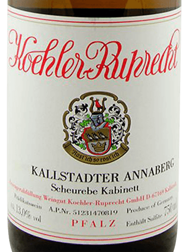 Koehler-Ruprecht Kallstadter Annaberg Scheurebe Kabinett | Vivino US