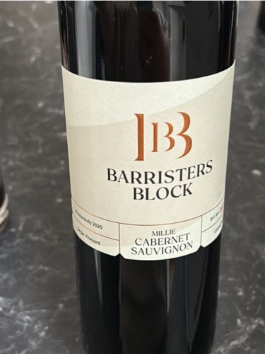 Barristers Block Millie Cabernet Sauvignon | Vivino US