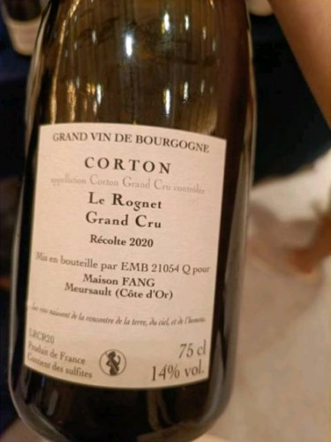 Maison Fang Corton Grand Cru 'Le Rognet' | Vivino US