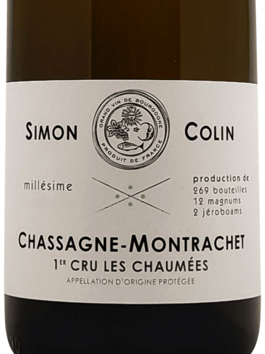 Simon Colin Chassagne-Montrachet 1er Cru 'Les Chaumées' | Vivino US