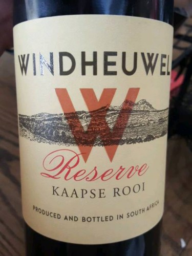 Windheuwel Reserve Kaapse Rooi | Vivino US