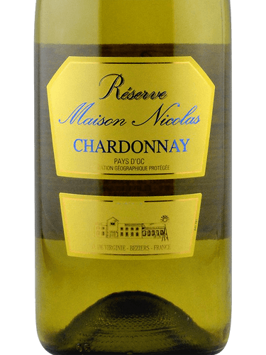 Vin Maison Nicolas Chardonnay | Ventana Blog