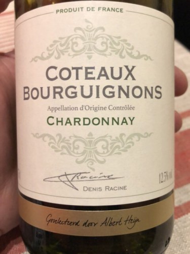 2021 Albert Heijn Denis Racine Coteaux Bourguignons Chardonnay | Vivino US
