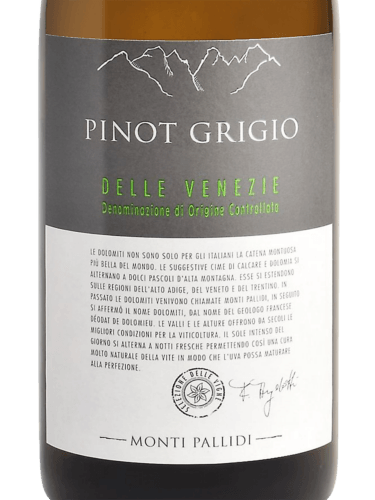 Monti Pallidi Pinot Grigio | Vivino