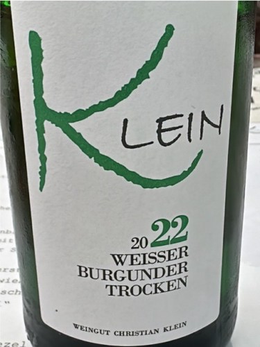 Weingut Christian Klein Weisser Burgunder Trocken | Vivino US