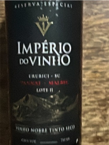 Imperio Do Vinho Reserva Especial Lote II Tannat - Malbec | Vivino US