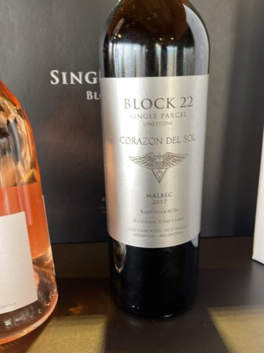 Corazon del Sol Block 22 Single Parcel Limestone Malbec | Vivino US