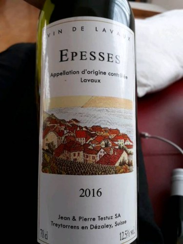 Jean & Pierre Testuz Epesses Red | Vivino US