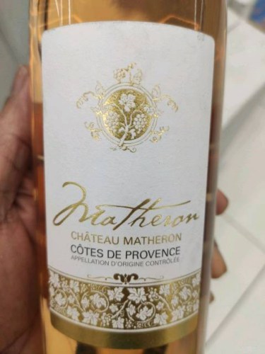 Château Matheron Côtes de Provence Rosé | Vivino Brasil
