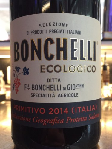 Bonchelli Ecologico Primitivo | Vivino