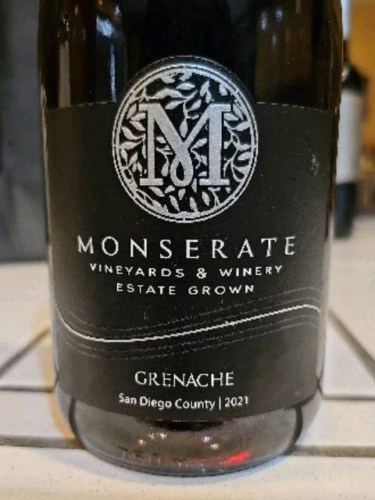 Monserate Vineyards & Winery Grenache | Vivino US