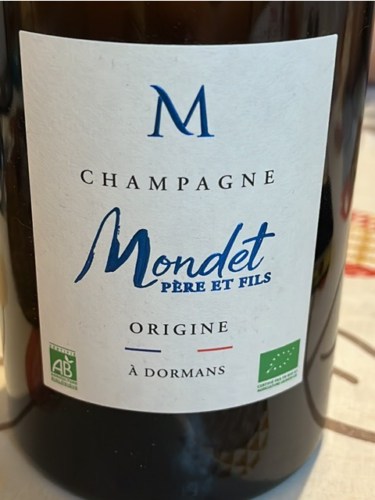 Mondet Père et Fils Origine Champagne | Vivino US
